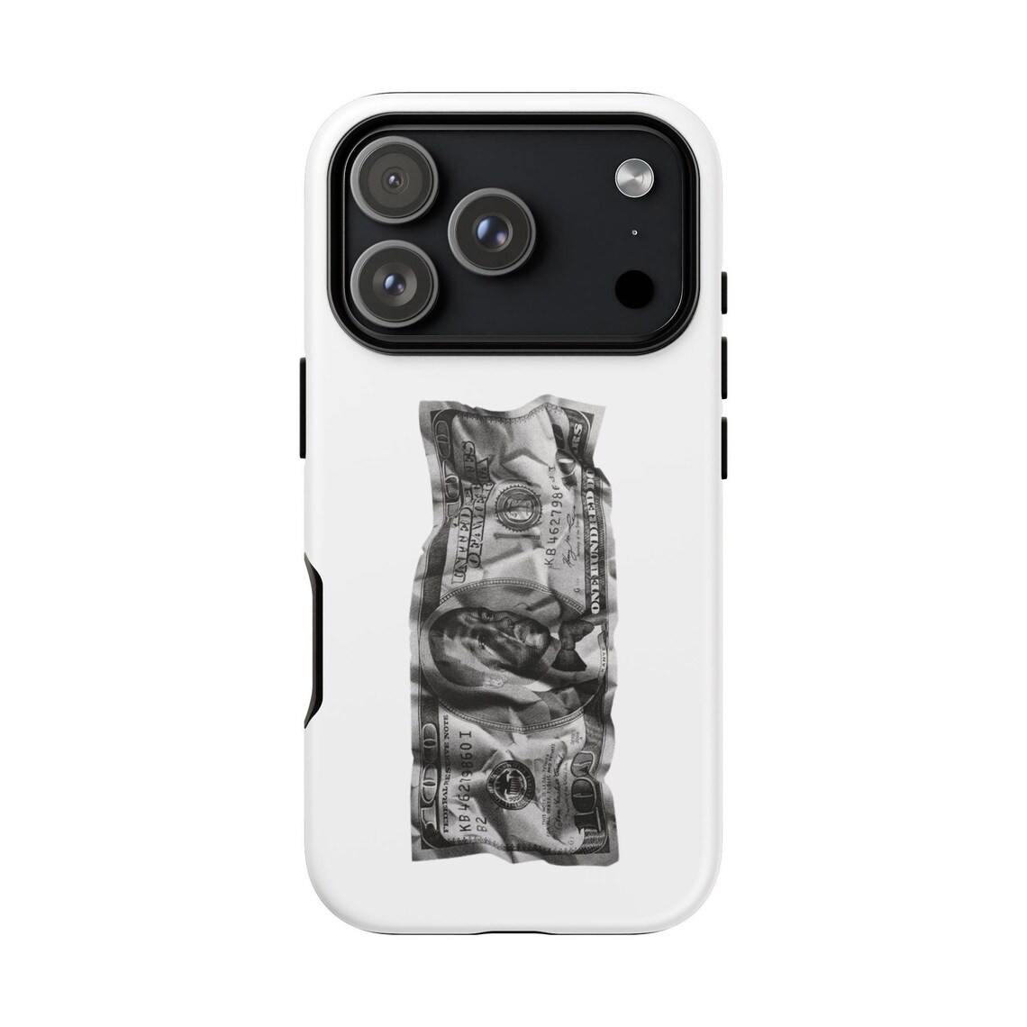 IPhone Case, Elegant Hundred Dollar Bill Money Design, Chic Clean Girl ...