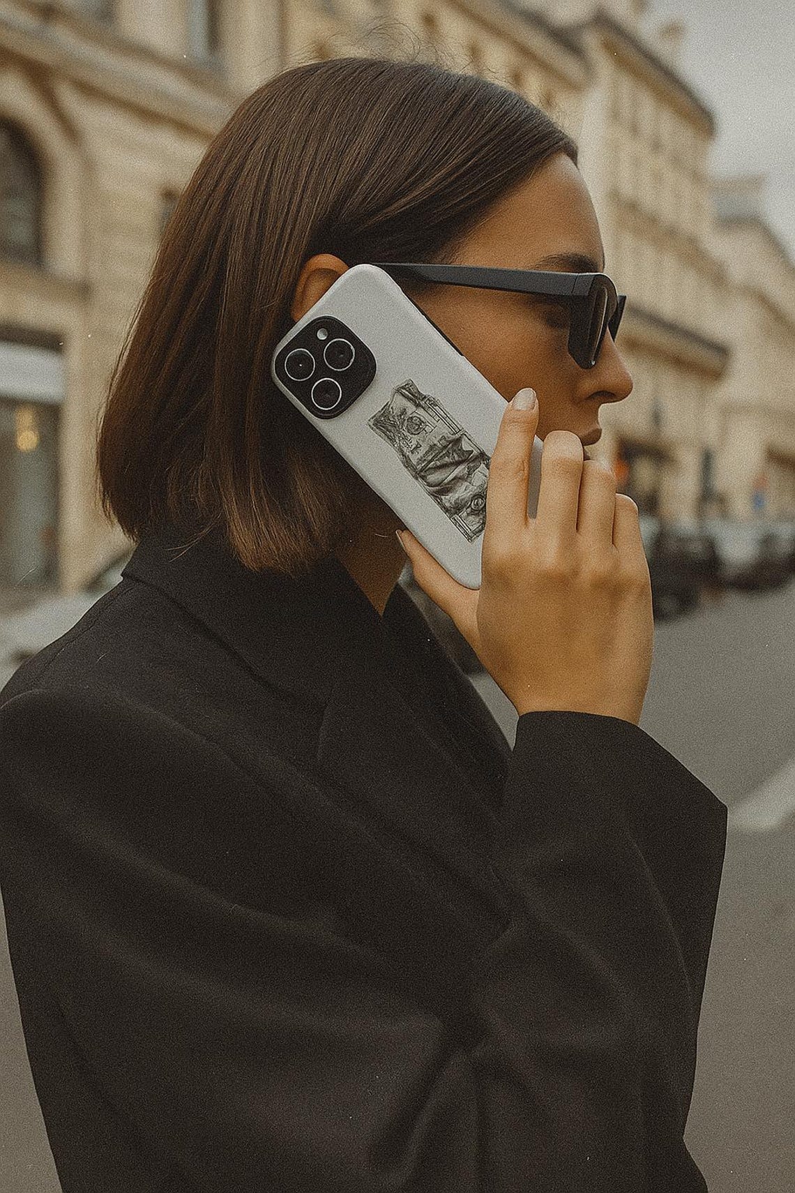 IPhone Case, Elegant Hundred Dollar Bill Money Design, Chic Clean Girl ...