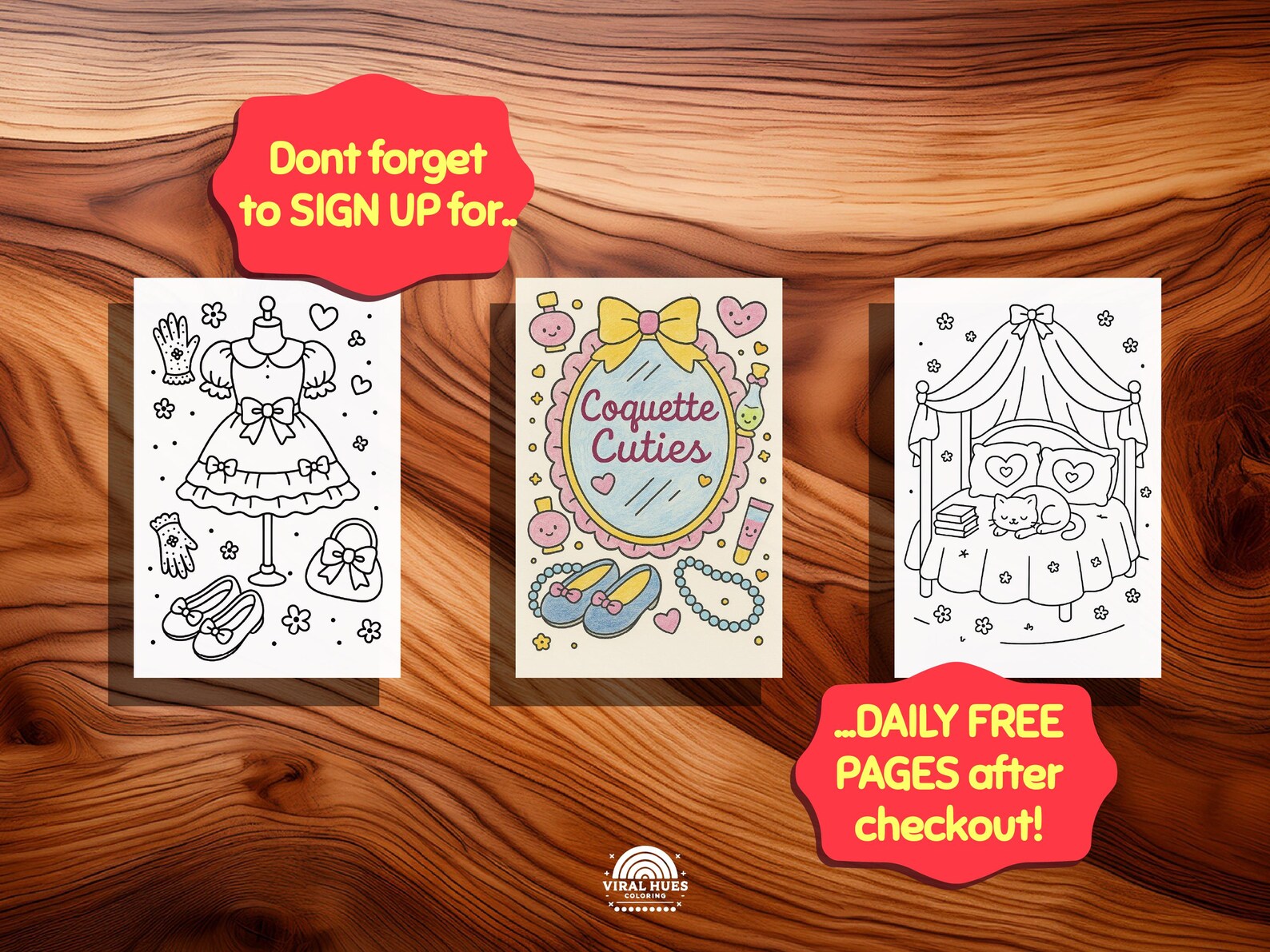 90-page Coloring Book Bundle – Cute & Kawaii Digital Coloring Pages for ...