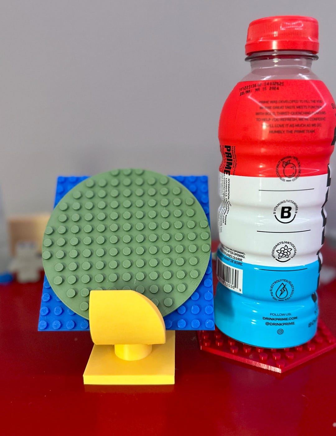 3D Printed, Lego Inspired, 5 Piece, Drink Coaster Set With Lego Hand ...