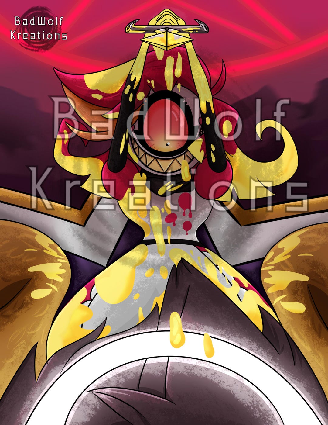 Adam Slayer Nifty Hazbin Hotel Fandom Art 8x10 Print - Etsy