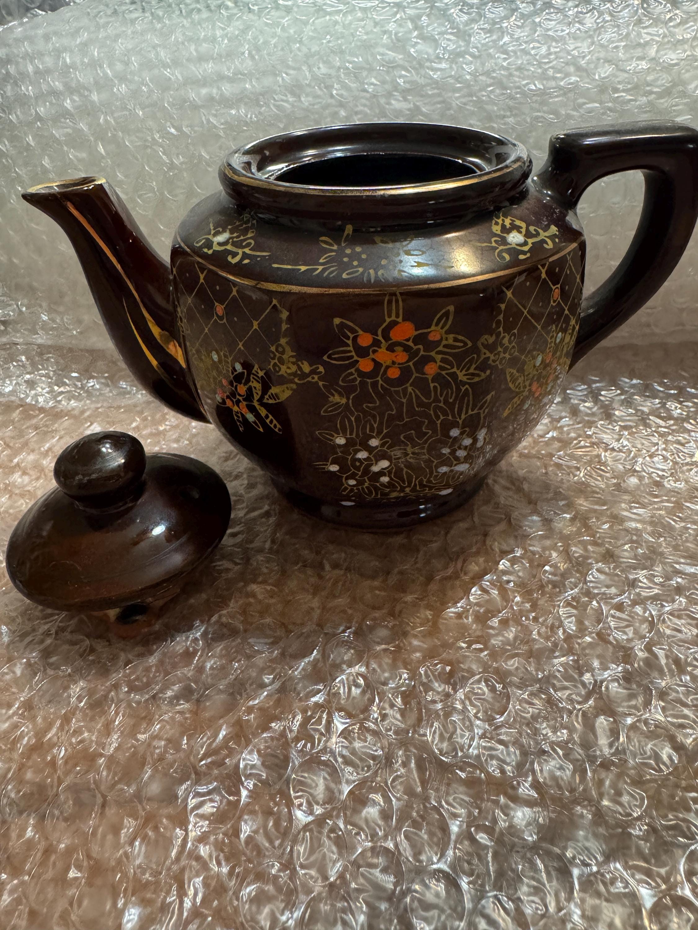 Vintage 1950’s Japanese Redware Teapot - Etsy