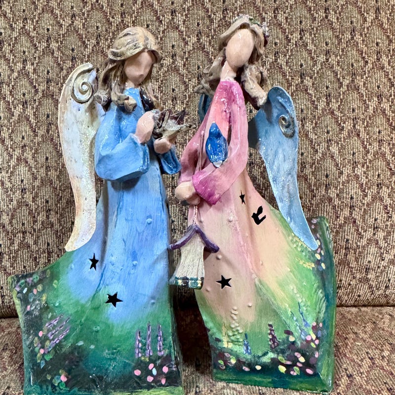 Tin Angel Wings - Etsy