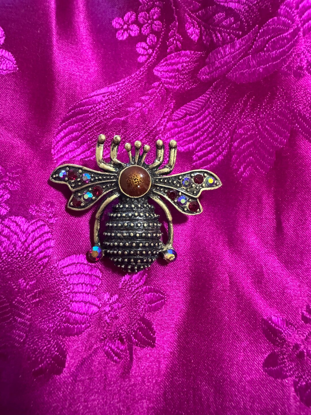 Rare Vintage Bug Brooch Pin - Etsy
