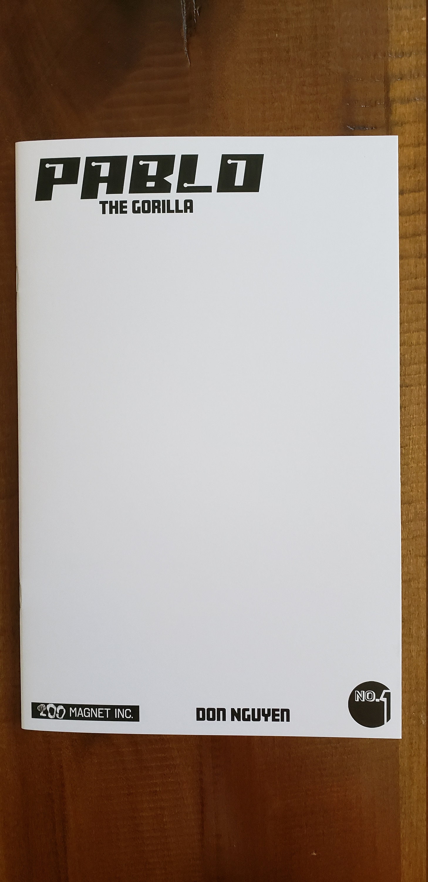 Pablo the Gorilla #1 Cover B: Blank Sketch Variant - Etsy