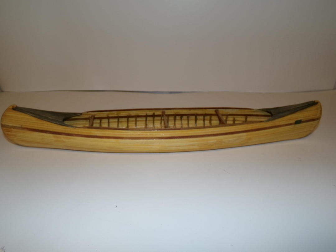 16 Hand Made Wood Canoe Model - Etsy