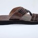 Handmade Moroccan D.brown Leather Sandals Berber Sandals Unisex Flip ...