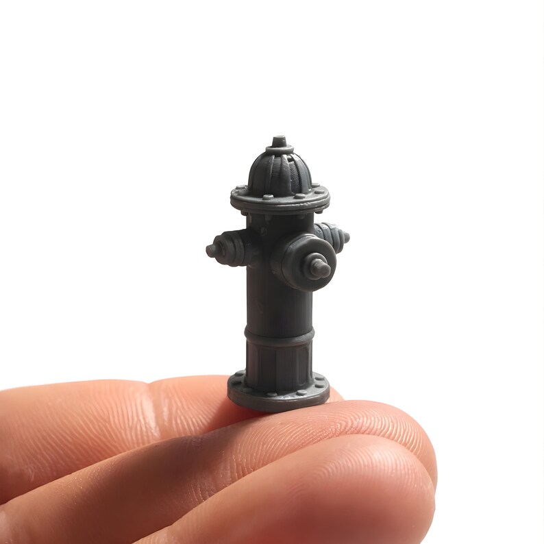 Mini Fire Hydrant – Realistic Miniature Street Prop for Diorama ...