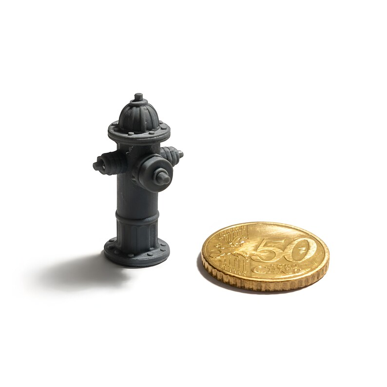 Mini Fire Hydrant – Realistic Miniature Street Prop for Diorama ...