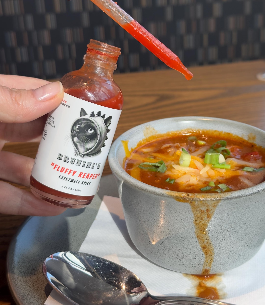Brunini's "fluffy Reaper" - Carolina Reaper Extremely Spicy Hot Sauce ...