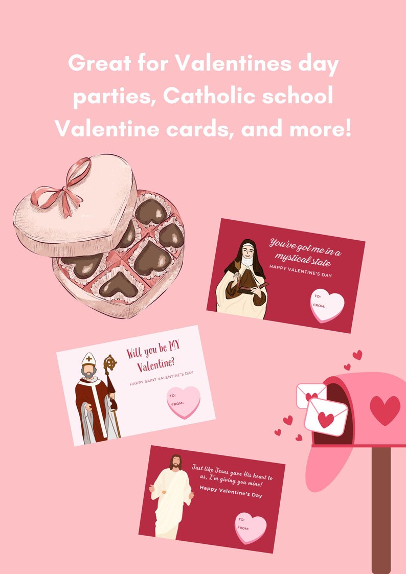 Funny Catholic Saint Valentine's Day Cards - Etsy