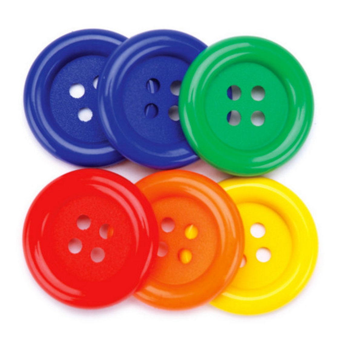 Favorite Findings Big Basic Buttons, Primary 428977 - Etsy