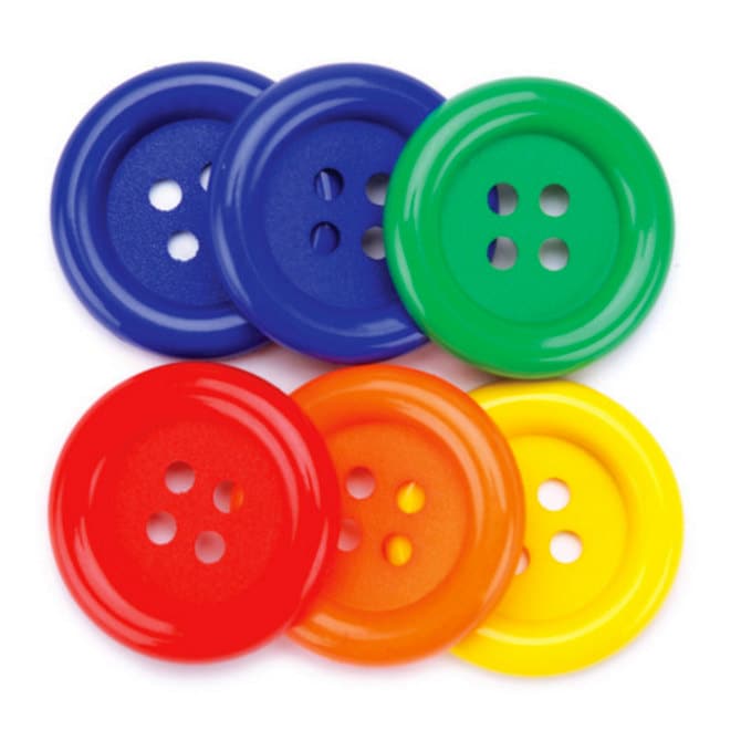 Favorite Findings Big Basic Buttons, Primary 428977 - Etsy