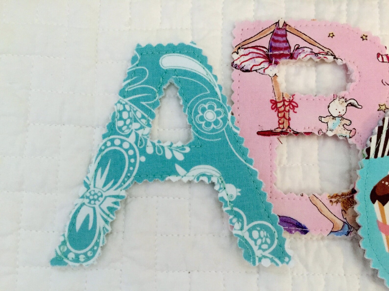 ABC Fabric Letters - Etsy