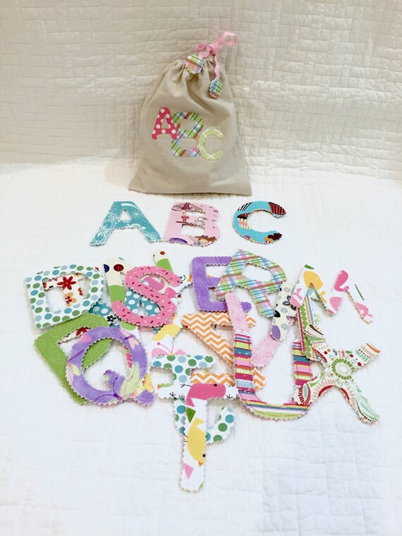 ABC Fabric Letters | Etsy