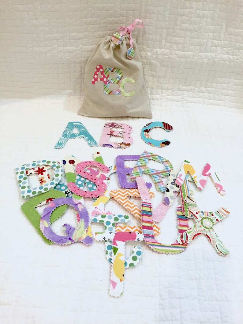 ABC Fabric Letters - Etsy