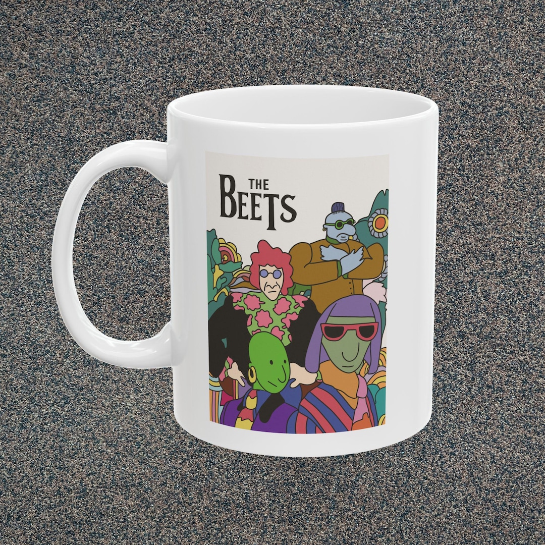 Doug Cartoon the Beets Coffee Mug 90s Cartoon Beatles Parody Coffee Cup ...