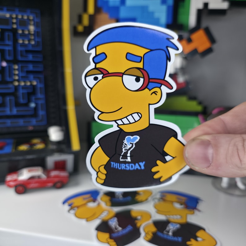 Milhouse Van Houten: the Hardcore Kid - Thursday, Fugazi Sticker - Etsy