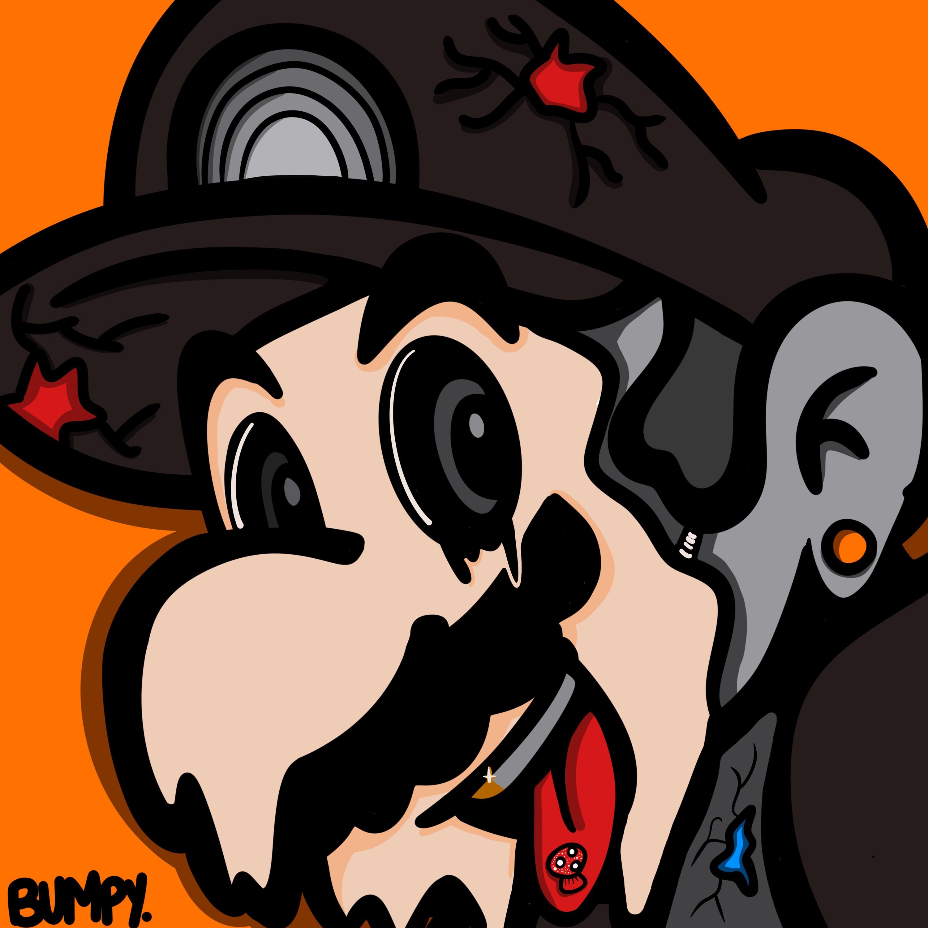 Square Melty Face Mario Nintendo Pop Art Digital Print *digital ...