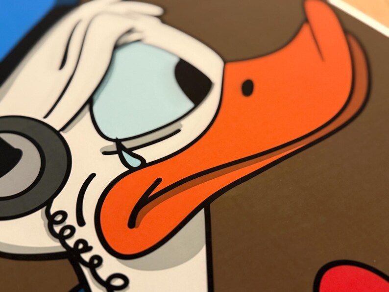Sad Songs Duck Art Print: Emo Fan Art Poster (11x17) - Etsy
