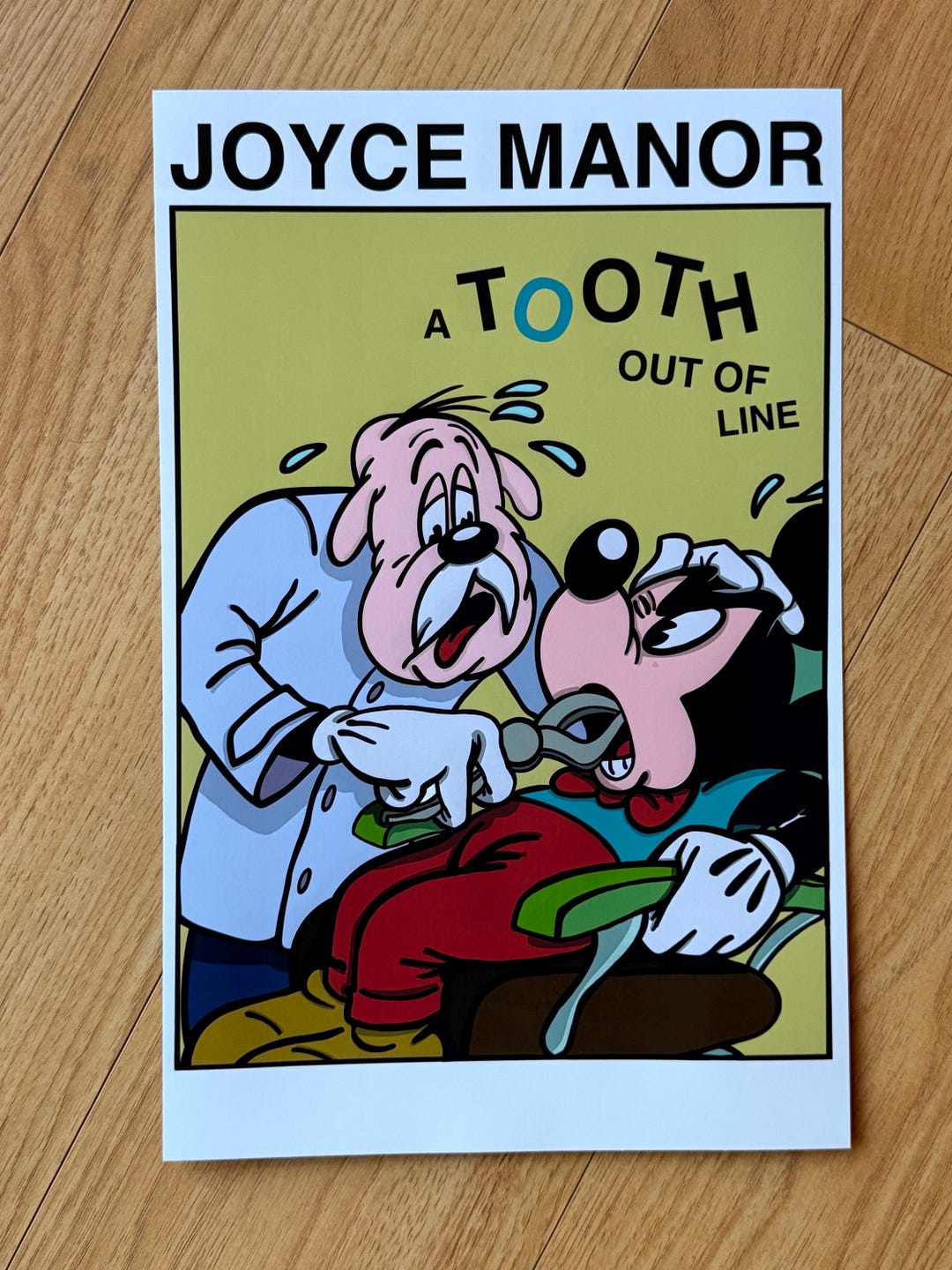 Joyce Manor Fan Art Print: Angry Mickey Emo Punk Cartoon Poster 11x17 ...