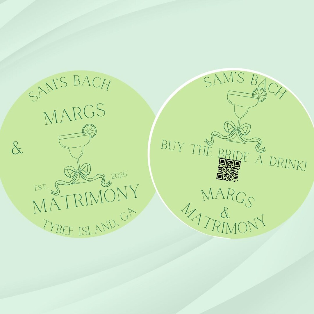 Margs and Matrimony Stickers, Bachelorette - Etsy