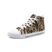 Realistic Tiger Shoe Animal Print Sneaker Pattern Shoe Unisex High Top ...