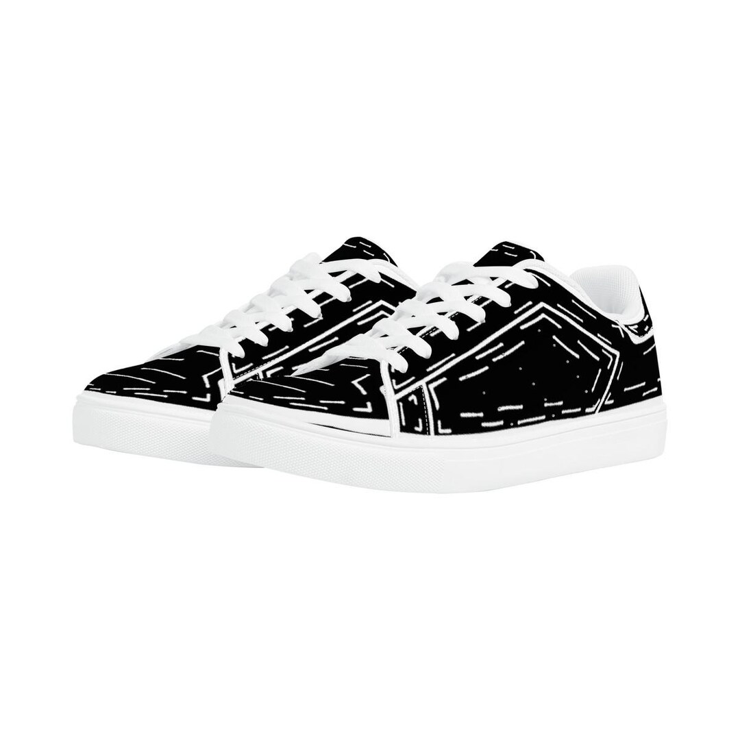 Cartoon Shoe Line Art Sneaker Custom Low Top Shoe Sketch Fashion ...