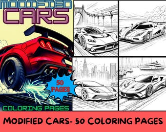 50 Printable Coloring Pages for Kids & Adults, Car Racing,sports and ...