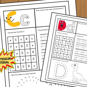 Toddler Alphabet Tracing, Handwriting Practice, Preschool, Homeschool ...