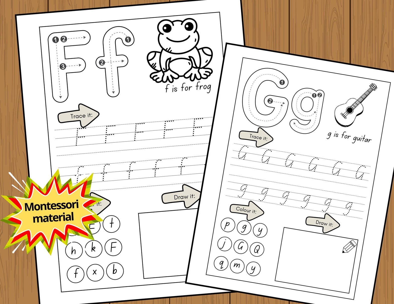 Preschool Alphabet Tracing Practice: Letter Recognition (PDF) - Etsy