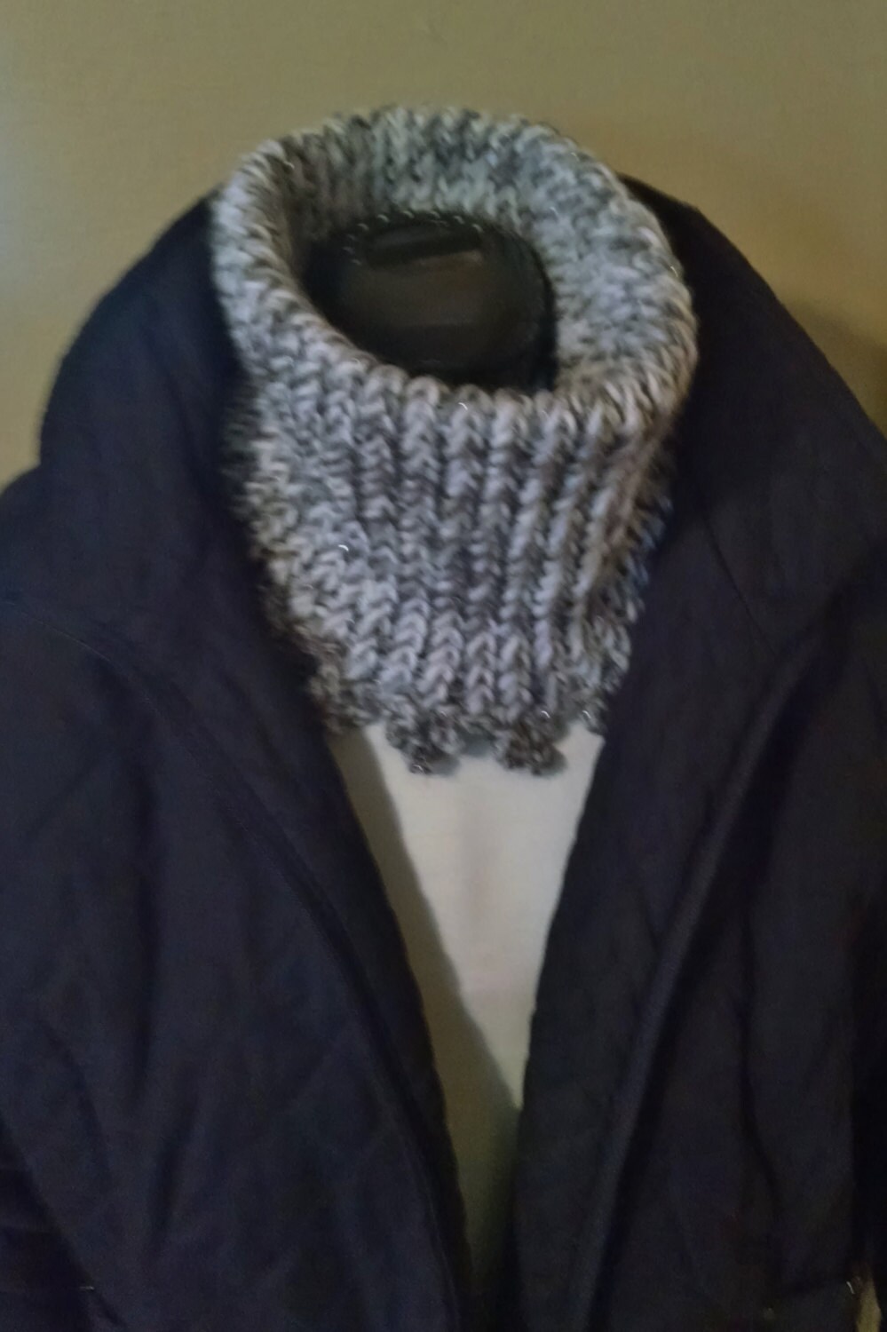 Gray Shades Cowl Collar - Etsy