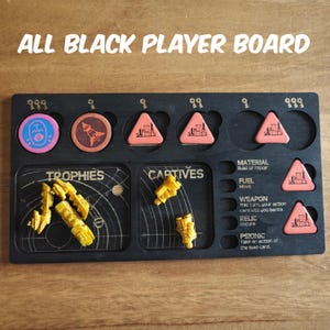 Arcs Player Board - Compact Board Game Upgrade With Token Slots - Etsy