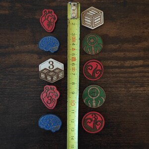Arkham Horror LCG Token Set - Compatible Damage, Sanity, Clue, Doom ...