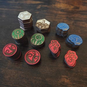 Arkham Horror LCG Token Set - Compatible Damage, Sanity, Clue, Doom ...