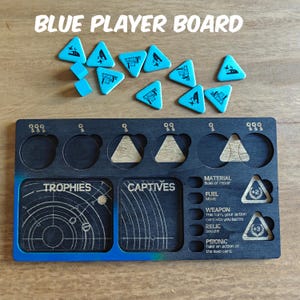 Arcs Player Board - Compact Board Game Upgrade With Token Slots - Etsy
