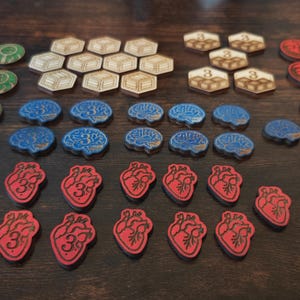 Arkham Horror LCG Token Set - Compatible Damage, Sanity, Clue, Doom ...