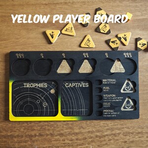 Arcs Player Board - Compact Board Game Upgrade With Token Slots - Etsy