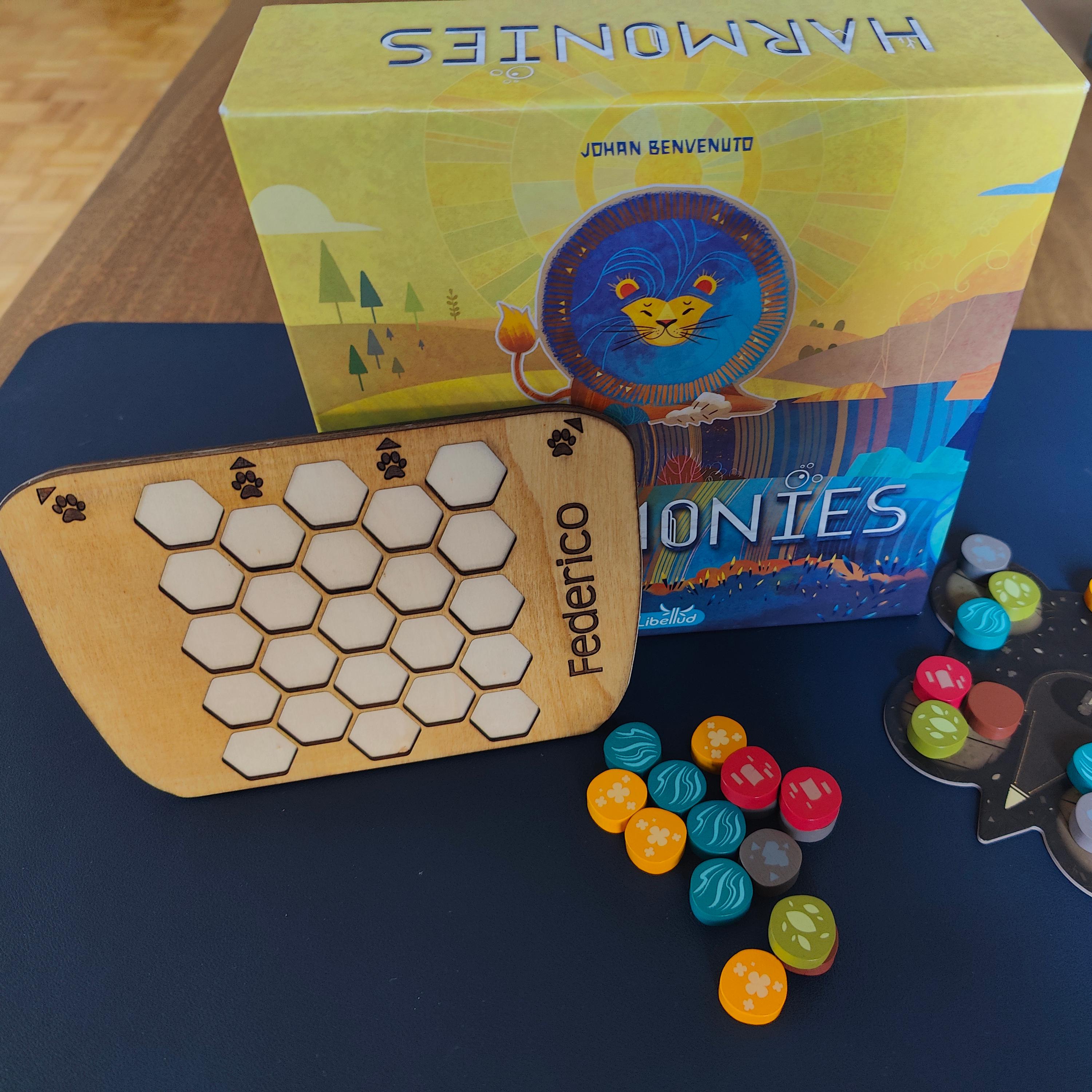 Harmonies Wooden Player Board – Customizable and Double-sided - Etsy