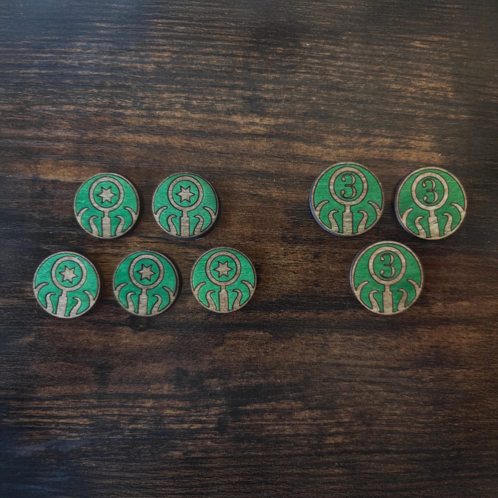 Arkham Horror LCG Token Set - Compatible Damage, Sanity, Clue, Doom ...
