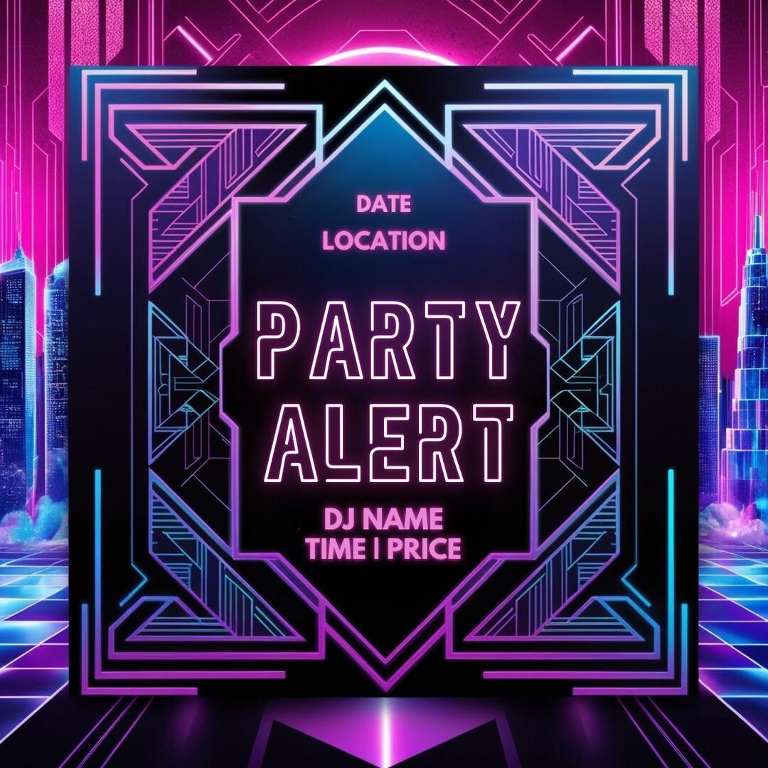 Party Invitation/insta Post Party Invitation - Etsy