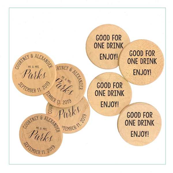 Wedding Tokens - Etsy