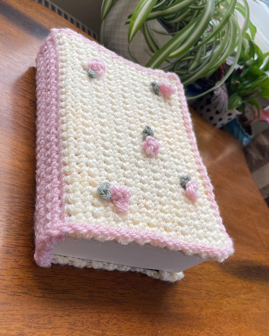 Handmade Crochet Book Covers in Vibrant Colors, Protects Books and ...