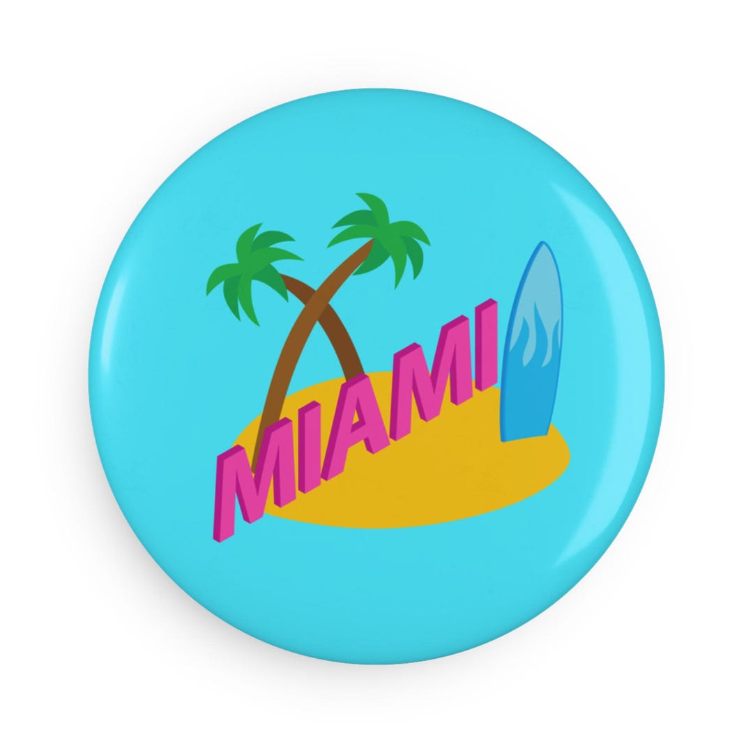 Miami Magnet Souvenir - Etsy