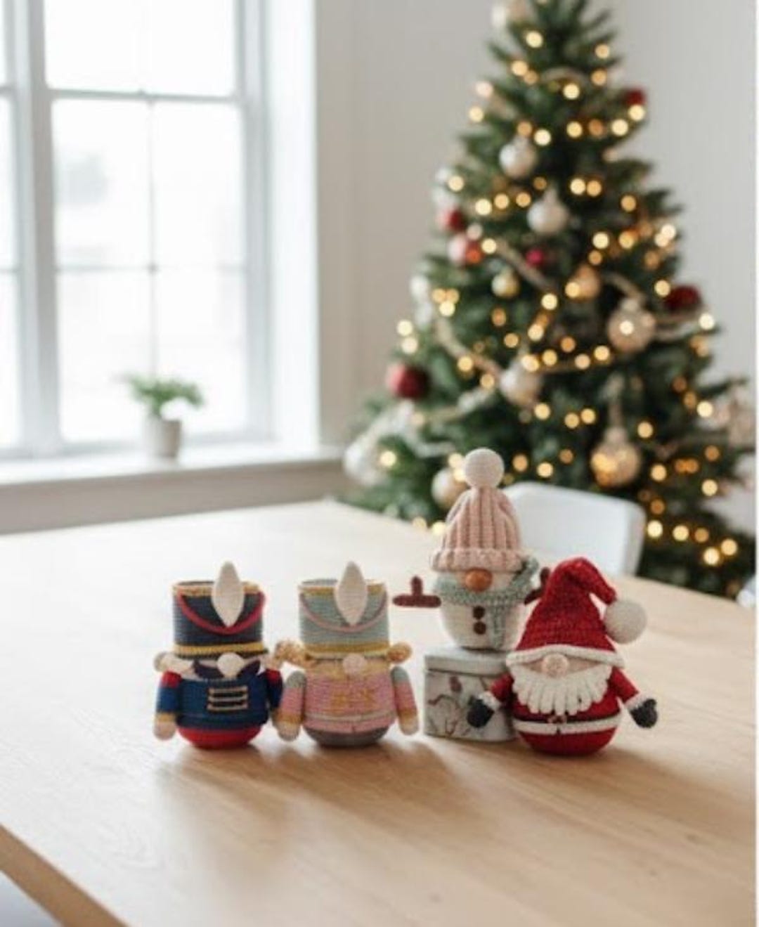 Christmas Nutcracker & Santa Crochet Pattern Set – Amigurumi Holiday ...