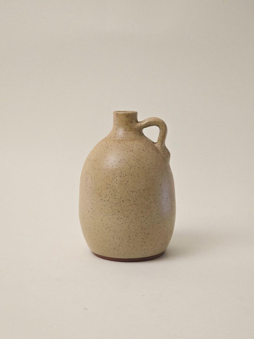 Handmade Ceramic Speckled Jug – Rustic Stoneware Pottery Vase ...