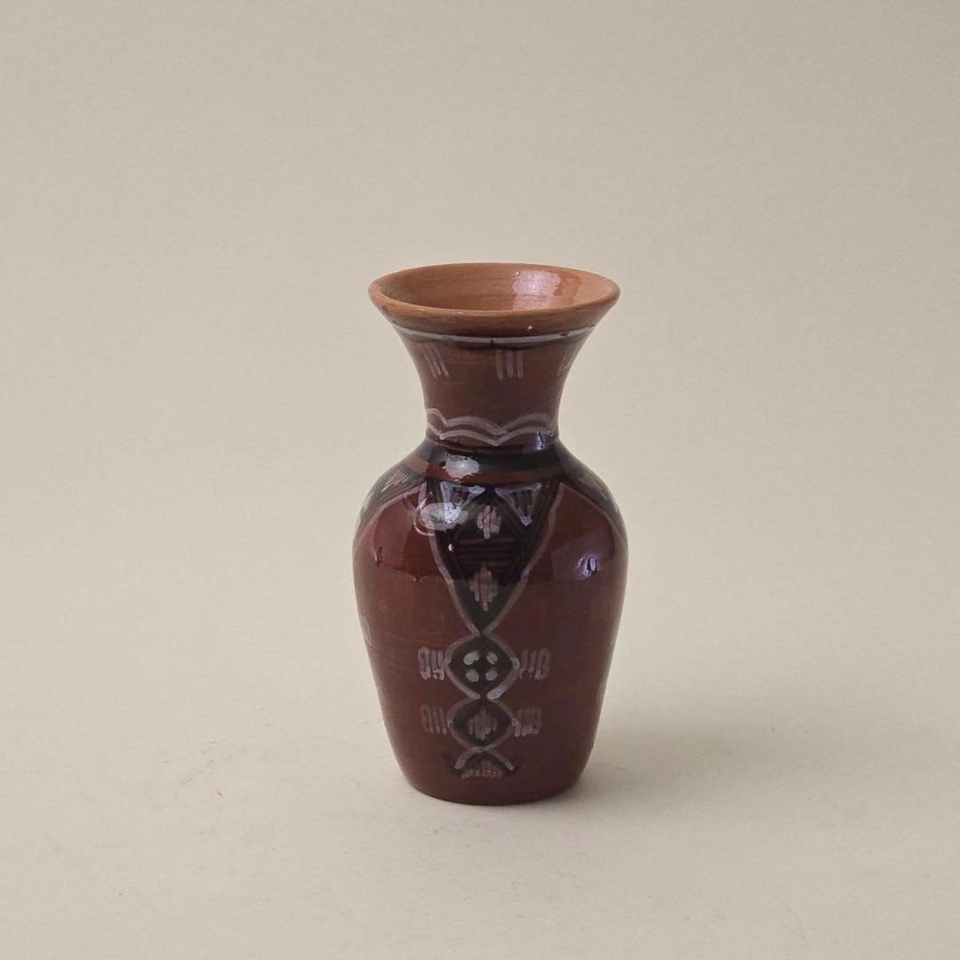 Troyan Bulgarian Redware Pottery Vase - Etsy
