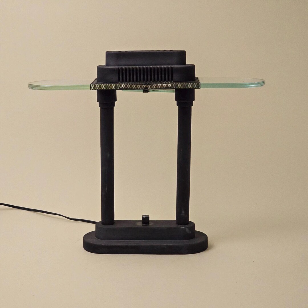 Vintage Memphis Style Desk Lamp by Robert Sonneman for George Kovacs L ...