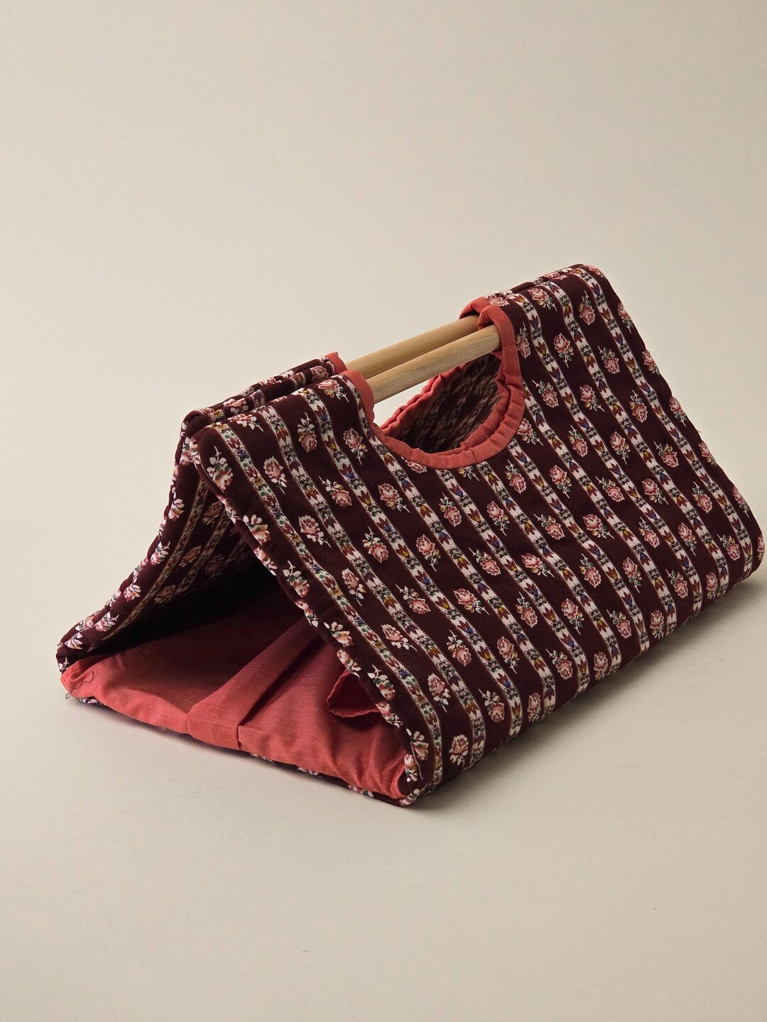 Vintage Hot Dish Carrier With Holder L Casserole Carrier, Fabric Hot ...