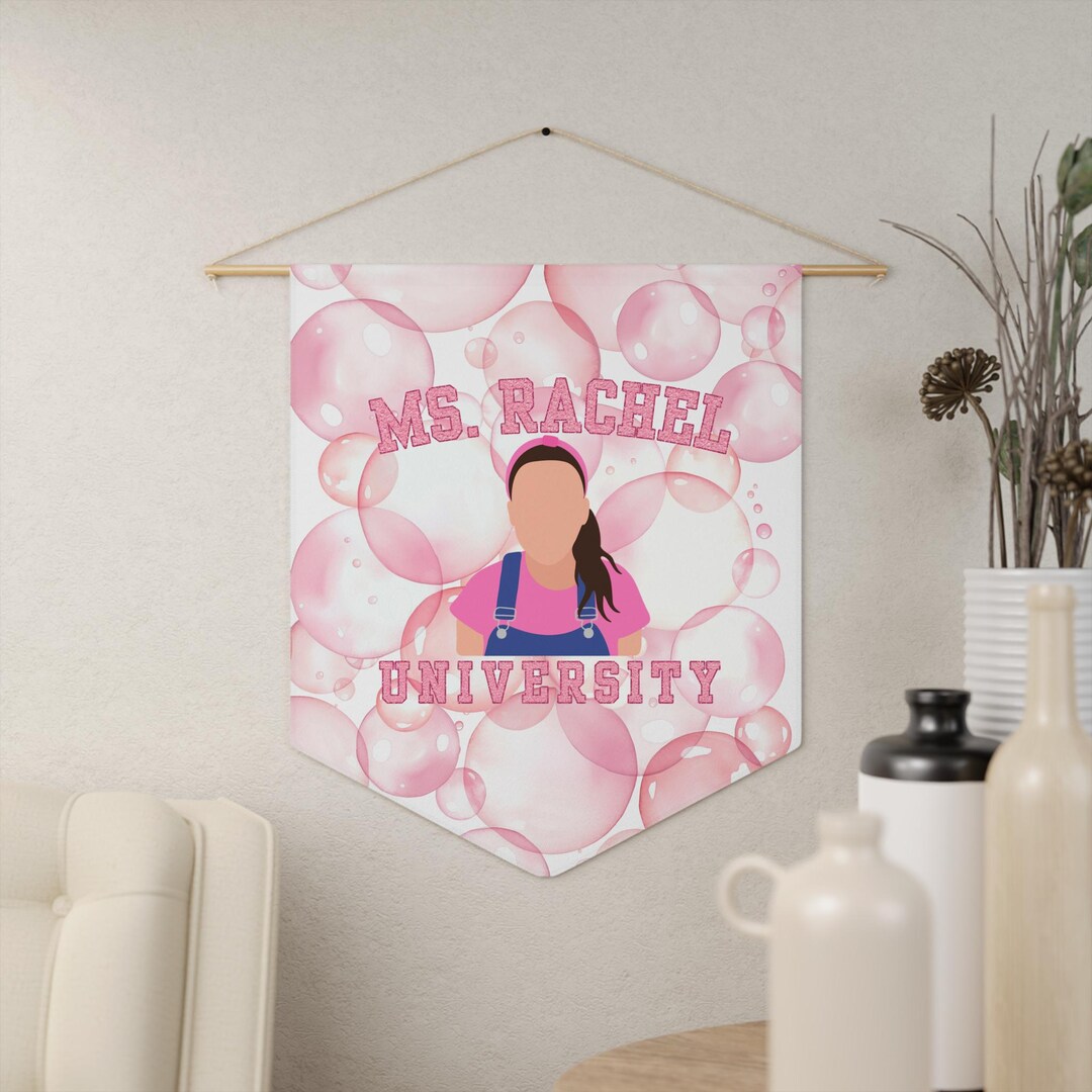 Pennant, Ms Rachel University Toddler Playroom Wall Decor Kids Room ...